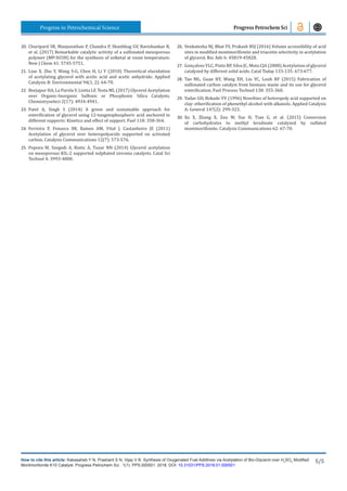Synthesis of Oxygenated Fuel Additives via Acetylation of Bio-Glycerol ...