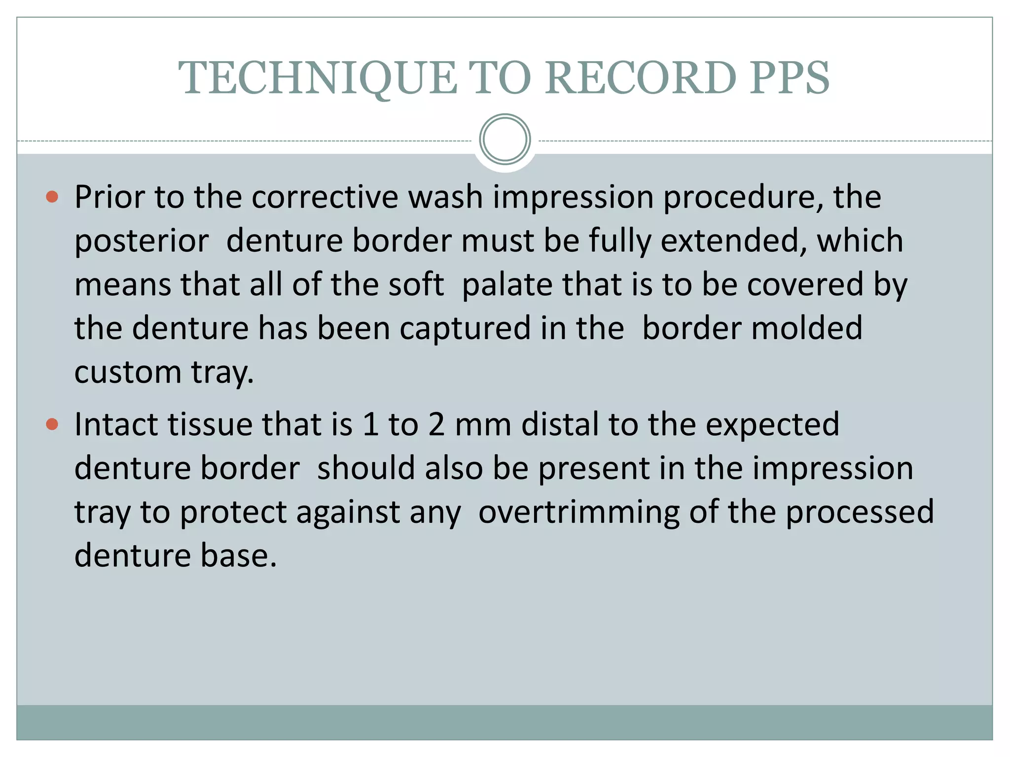 POSTERIOR PALATAL SEAL AREA | PPTX