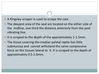 POSTERIOR PALATAL SEAL AREA | PPTX