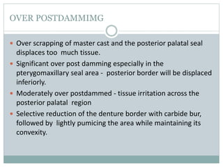 POSTERIOR PALATAL SEAL AREA | PPTX