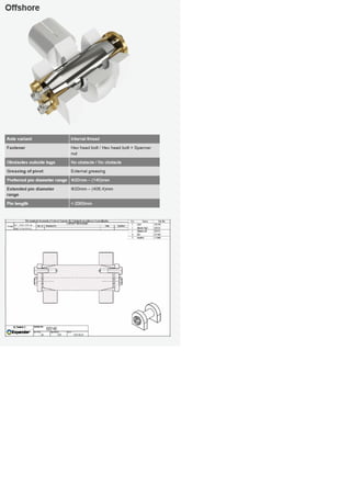Expander pins for offshore applications - no welding or line boring | PDF