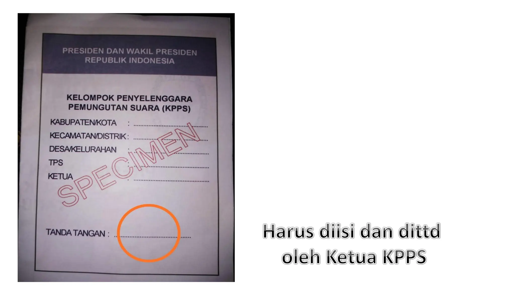 TUGAS KPPS UNTUK PEMILU 2024 BESERTA DENAH PEMUNGUTAN SUARA | PPT
