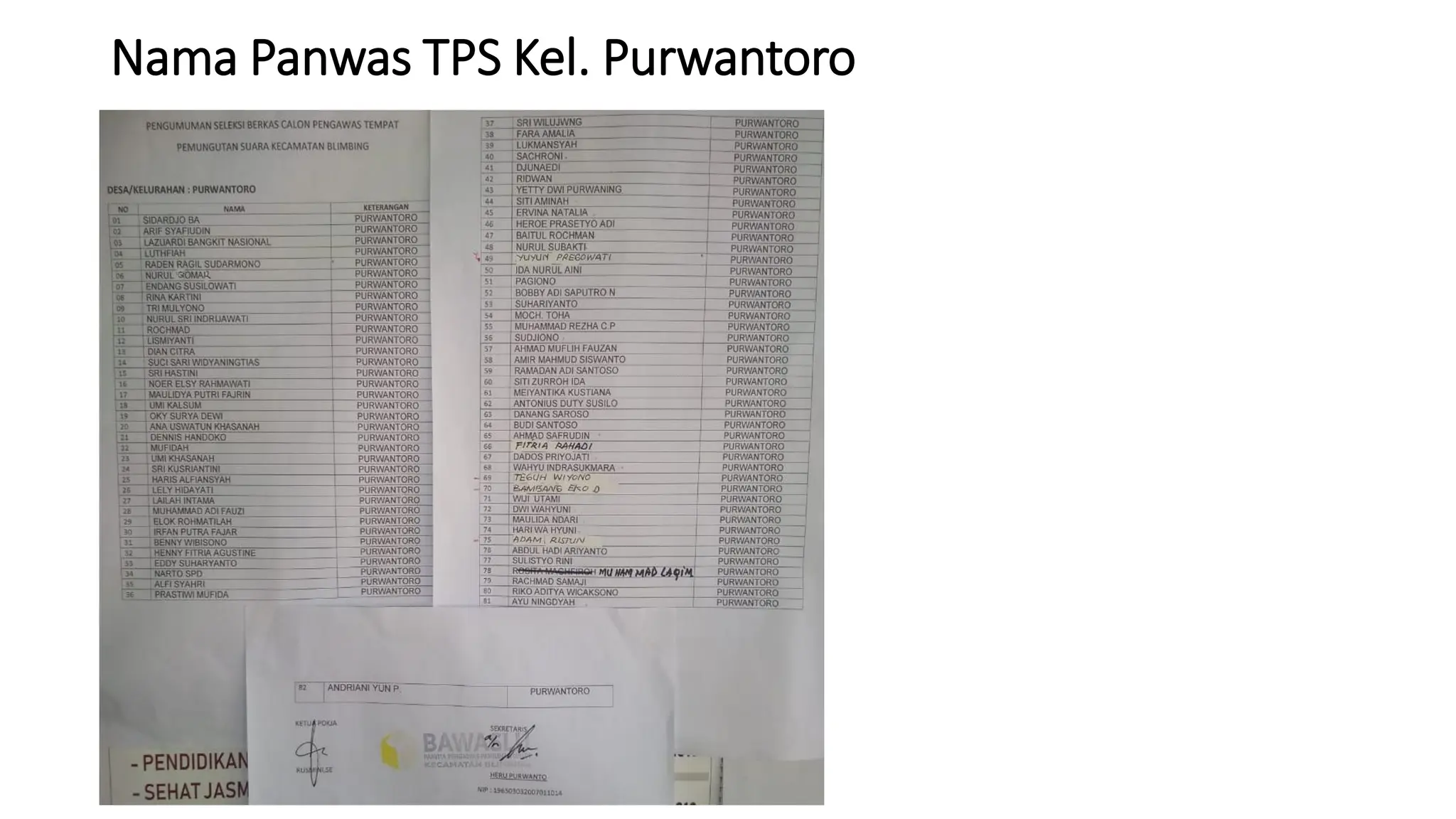 TUGAS KPPS UNTUK PEMILU 2024 BESERTA DENAH PEMUNGUTAN SUARA | PDF