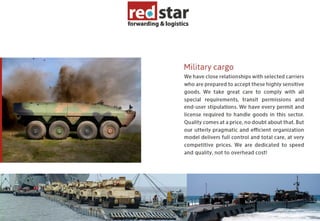 Strategic cargo Red Star Forwarding & Logistics Presentation | PPT