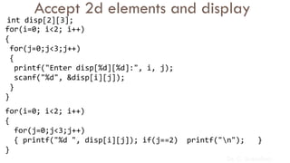 PPS Arrays Matrix operations | PDF