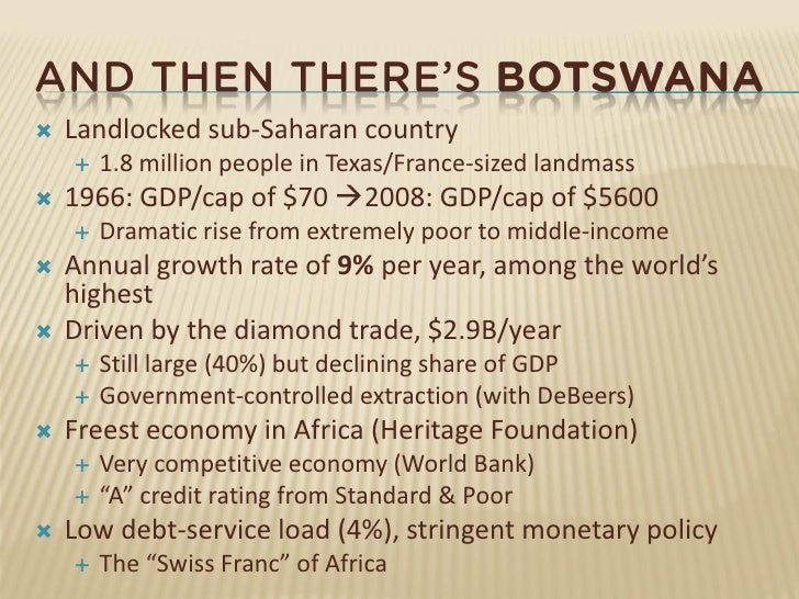 Botswana Rising: An Uncommon Example of Good Governance
