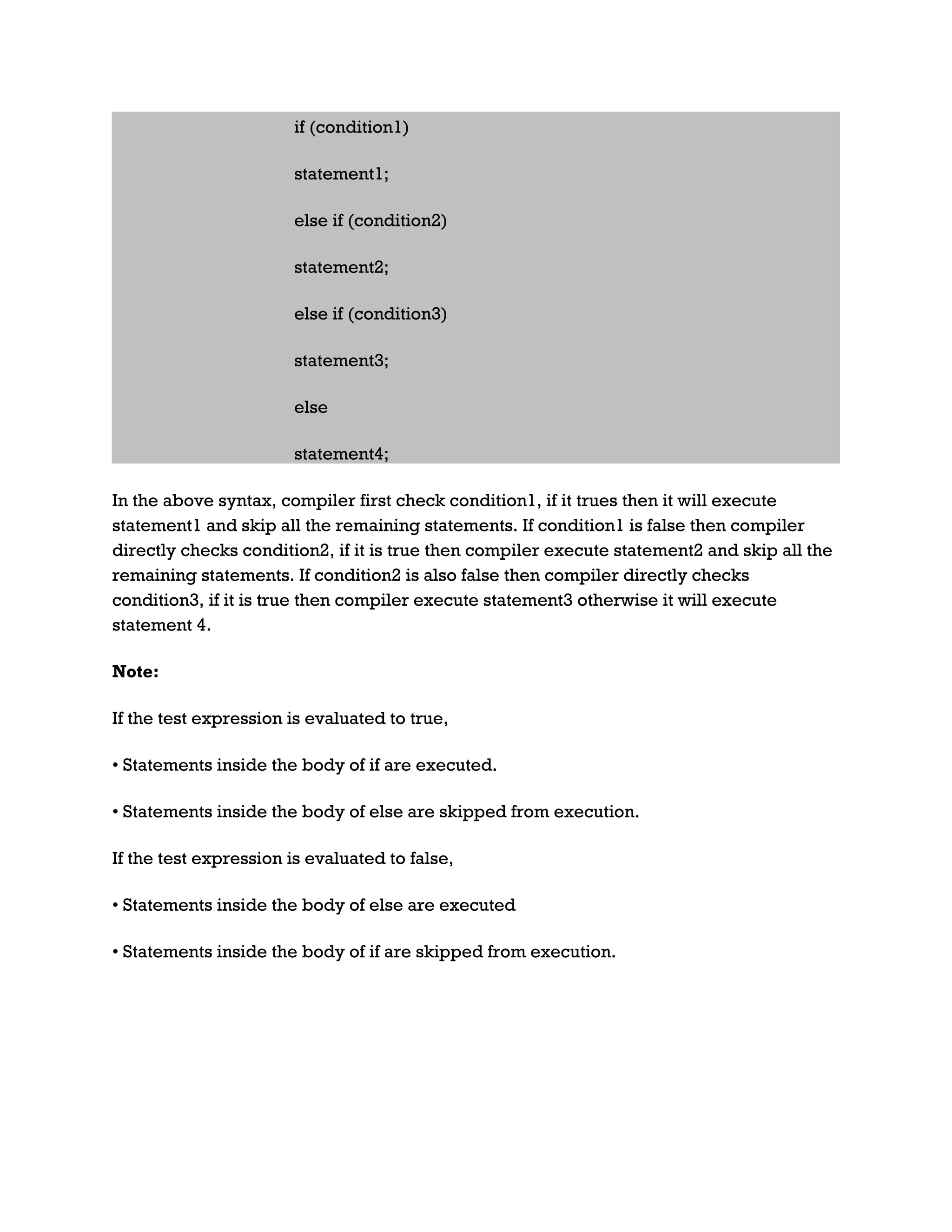 PPS 3.3CONDITIONAL BRANCHING AND LOOPS WRITING AND EVALUATION OF ...
