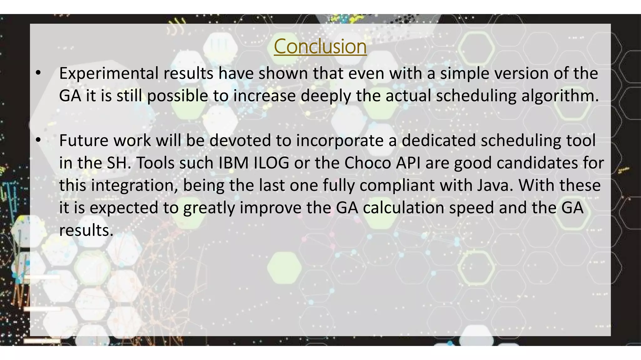 Genetic Algorithm Production Scheduling Ppt