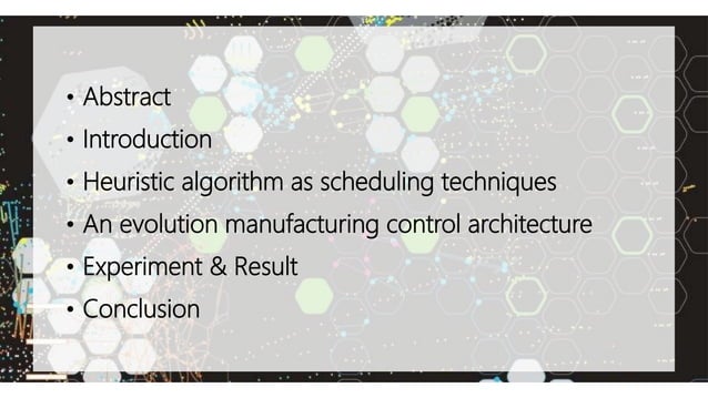 Genetic Algorithm Production Scheduling Ppt