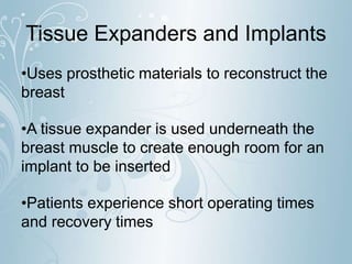 Breast Reconstruction at Perimeter Plastic Surgery | PPTX