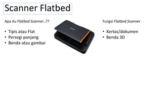 Scanner flatbed | PPTX