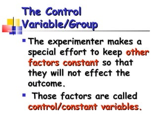 Scientific Method | PPT