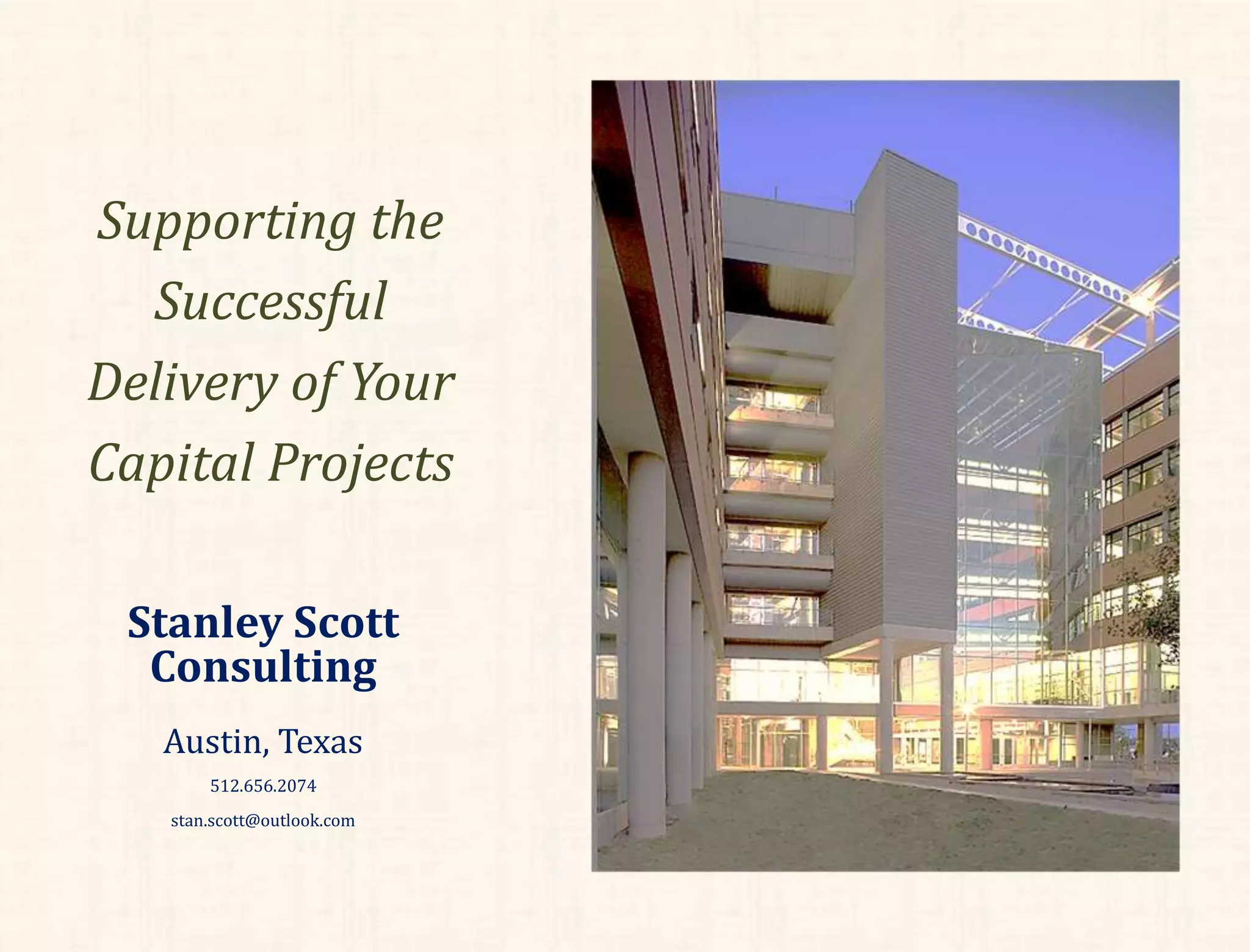 Stanley Scott Consulting | PPT