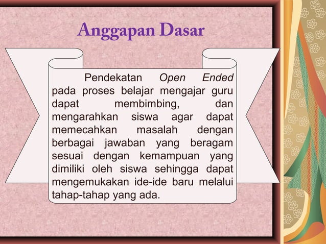 ppt skripsi "open ended" hermaini | PPT