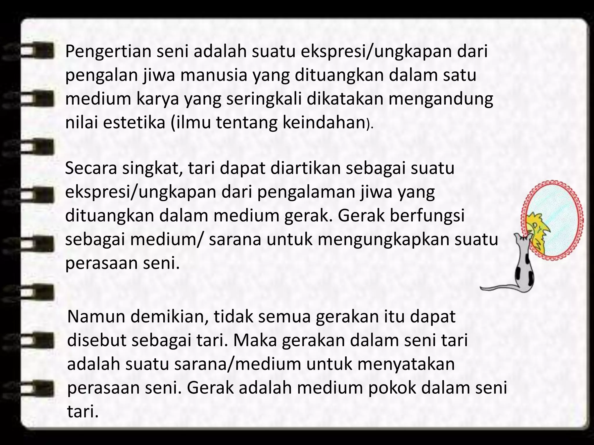 Power point seni budaya, hakikat seni tari | PPTX