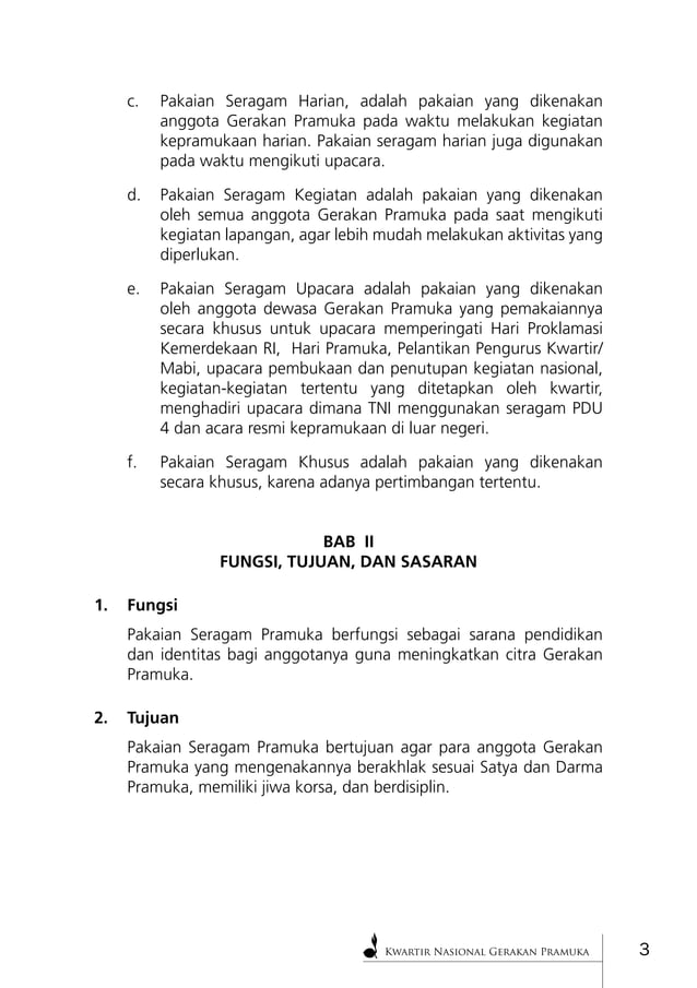 Pp seragam pramuka | PDF