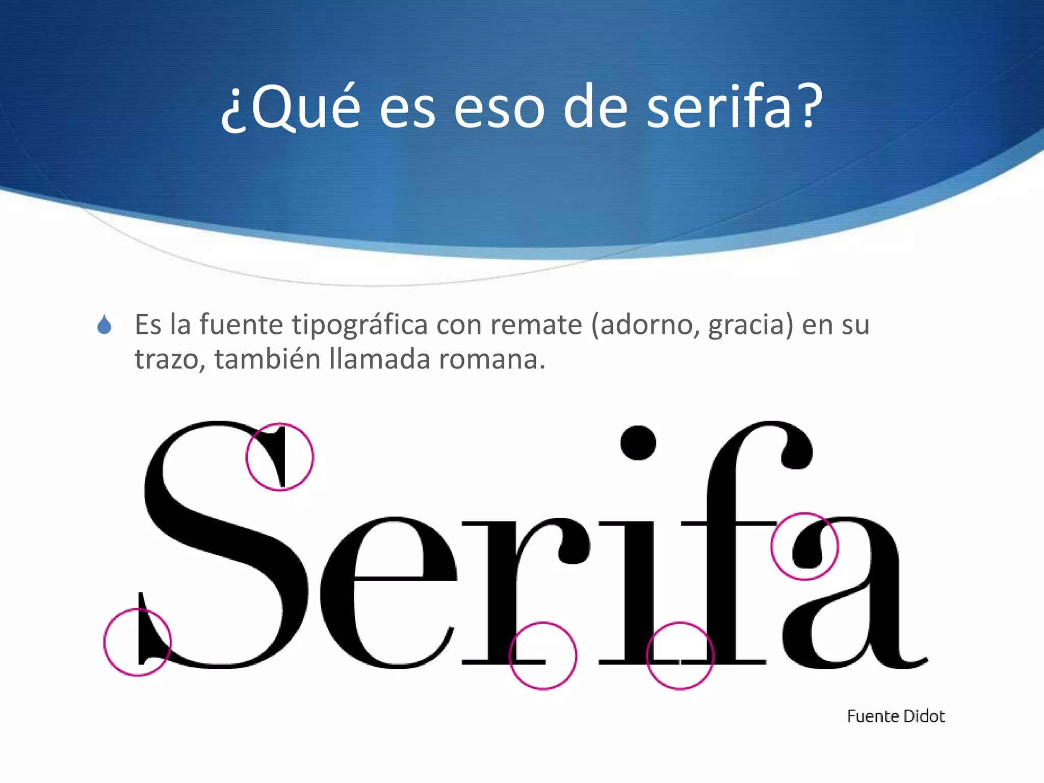Tipografía - Serifa o sin serifa | PPT