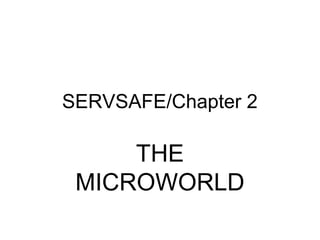 Servsafe chapter 2 ppt | PPT