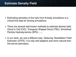 Simulations of Strong Lensing | PPT