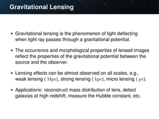Simulations of Strong Lensing | PPT