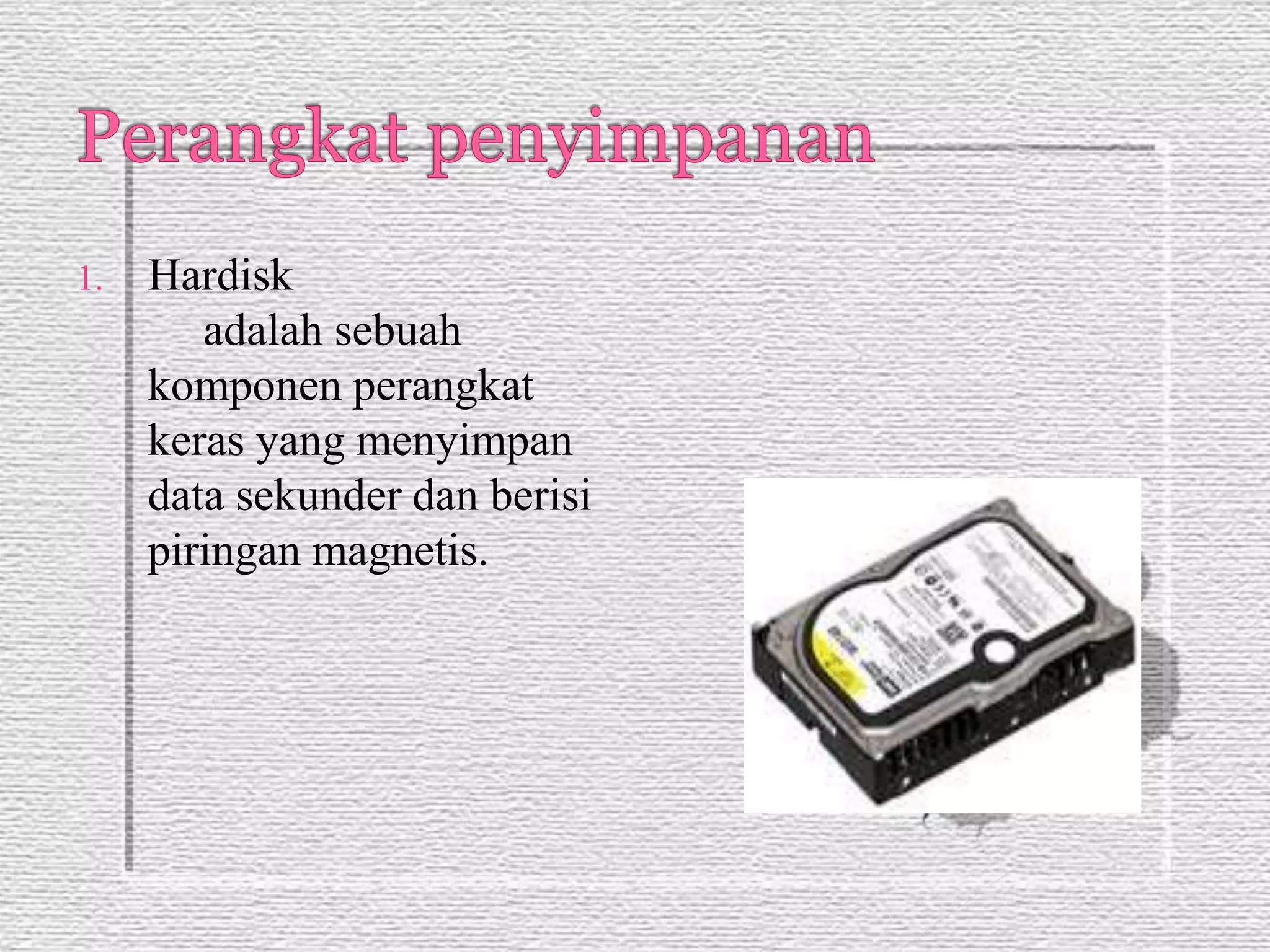 Perangkat Keras Komputer (Hardware) | PPTX