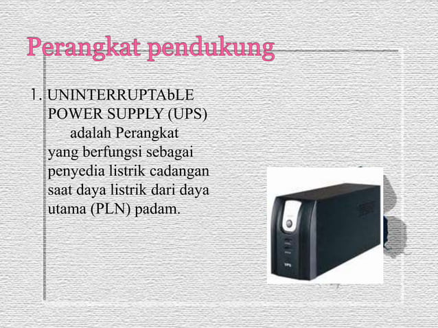Perangkat Keras Komputer (Hardware) | PPTX