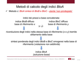 C. Cecconi - Costruzione di indici dei prezzi business to all come ...