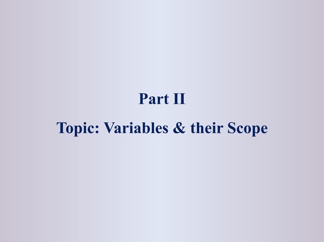 PPS Java Overview Unit I.ppt