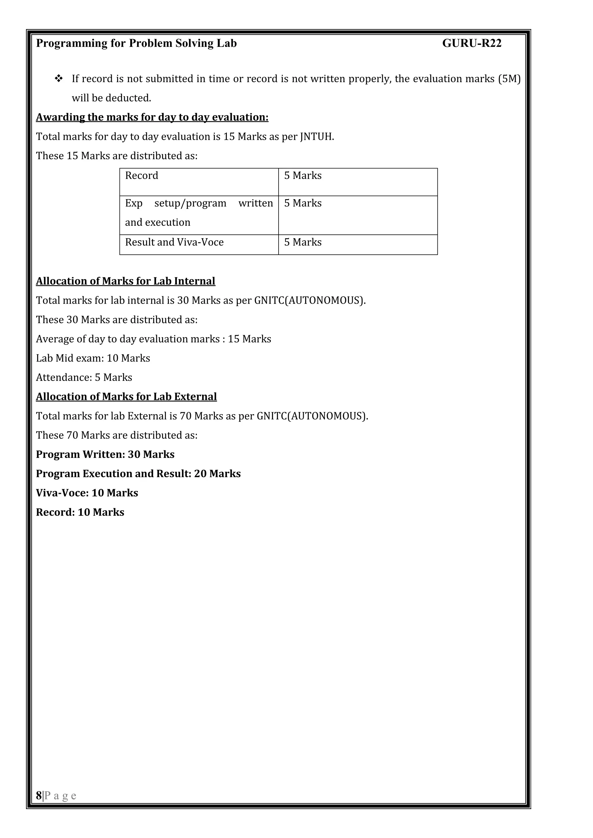 PPS_Lab_Manual_2023-24[1] of Programming for problem solving | PDF