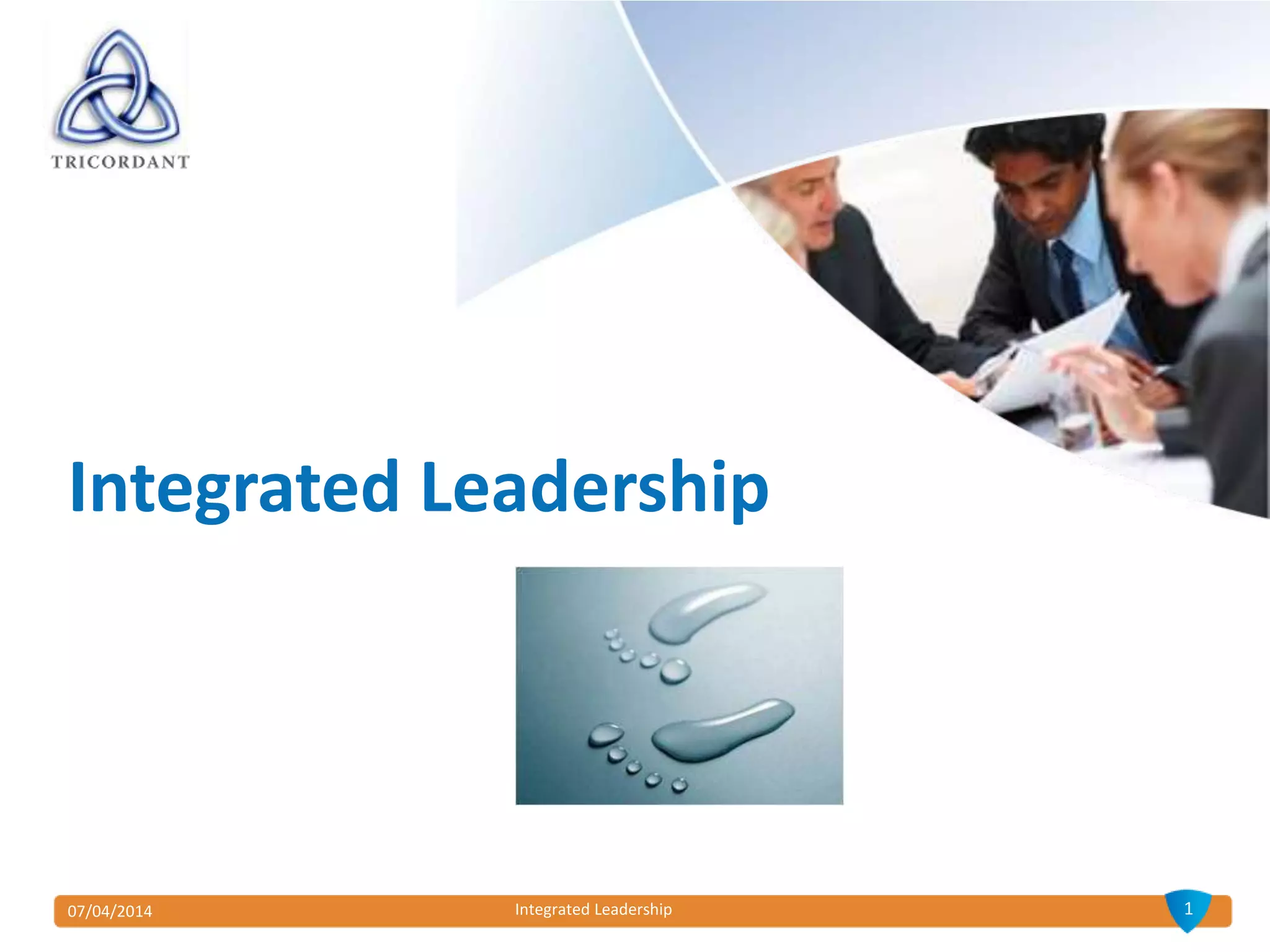 Pp slide set 7 integrated leadership | PPTX