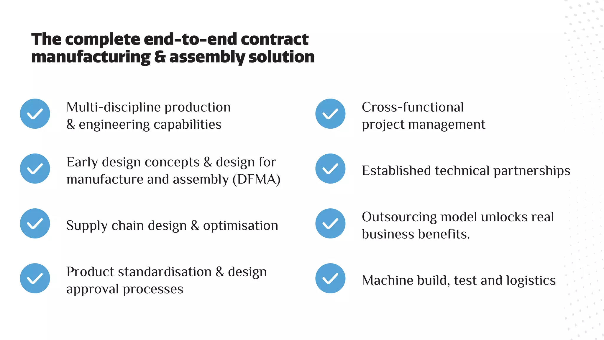 Contract manufacturing & assembly for machine builders and OEMs | PPT
