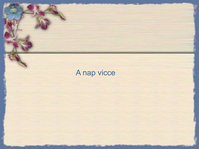 A nap vicce | PPSX