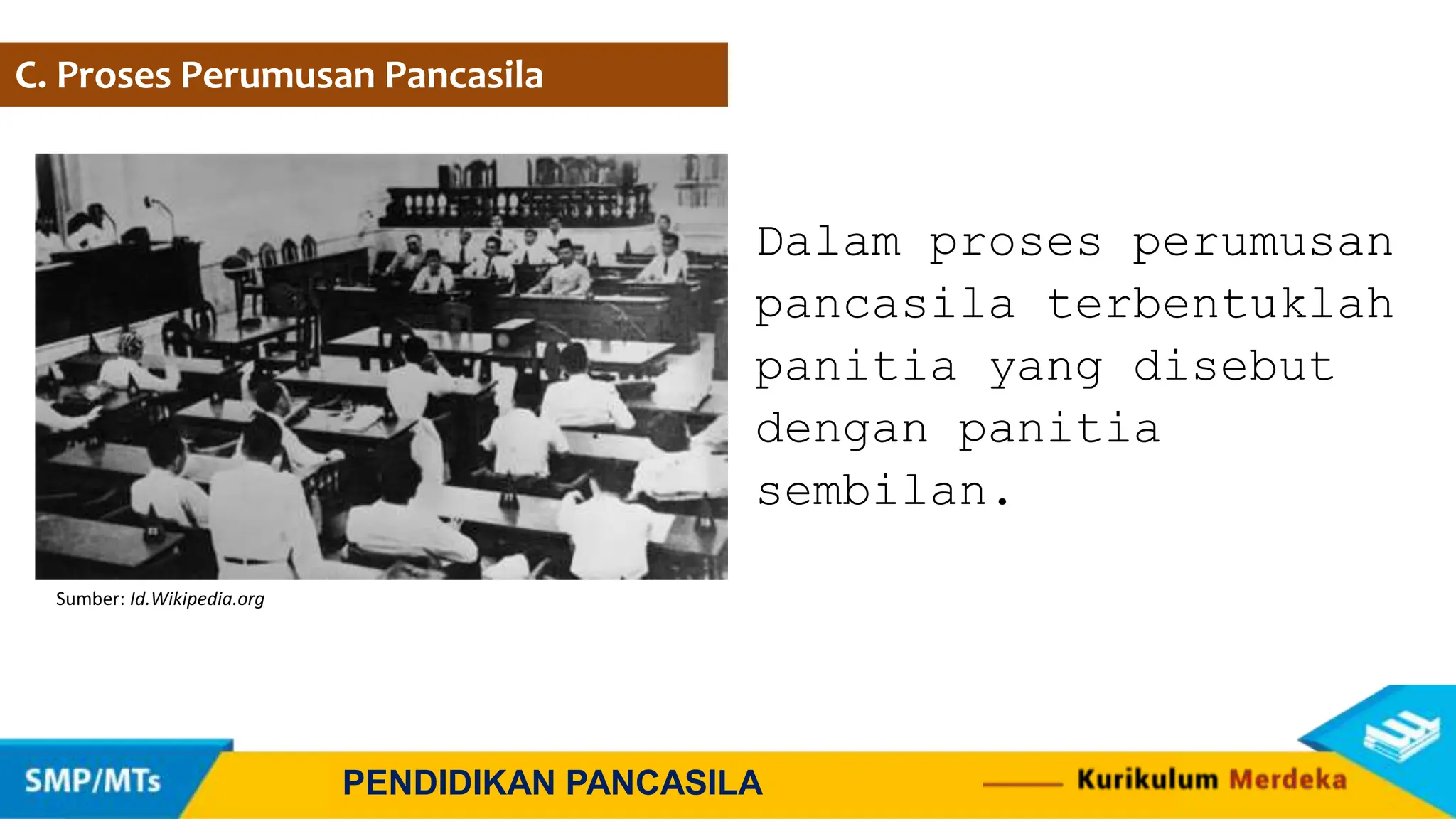 PP SMP KM Bab 1.pptx Sejarah kelahiran Pancasila | PPTX