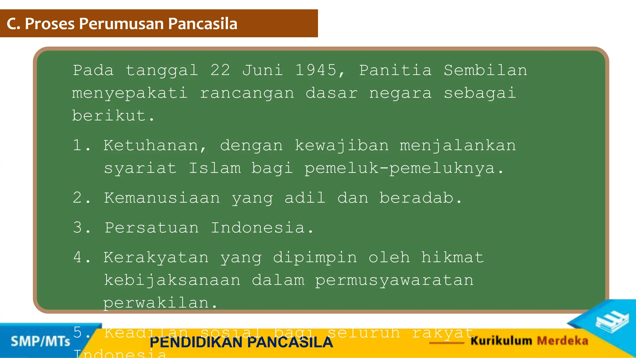 PP SMP KM Bab 1.pptx Sejarah kelahiran Pancasila | PPTX