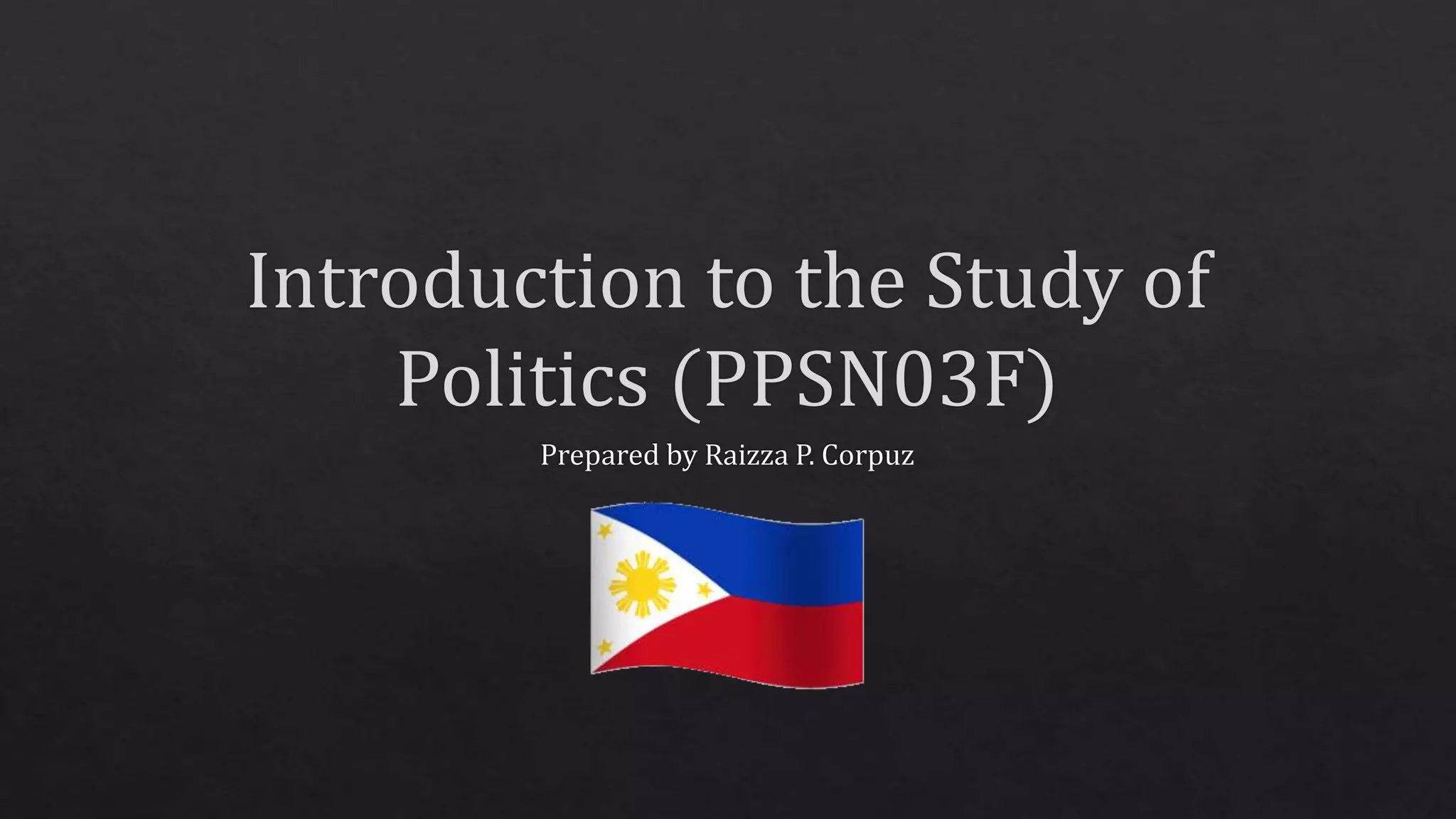 Fundamental Principles of Political Science:Introduction | PPTX