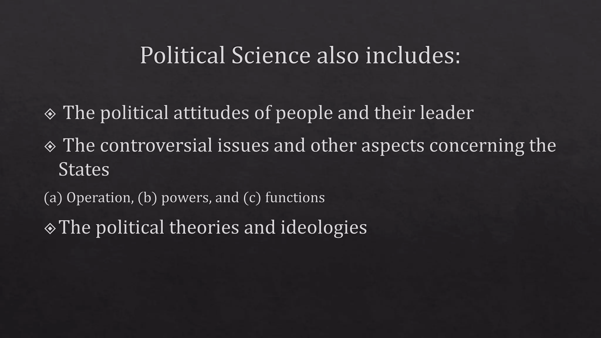 Fundamental Principles of Political Science:Introduction | PPTX