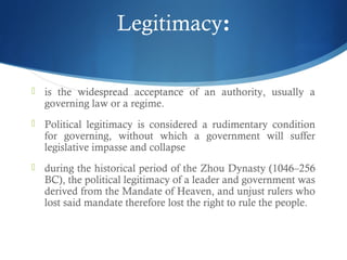 Basic Concepts in Politics | PPT