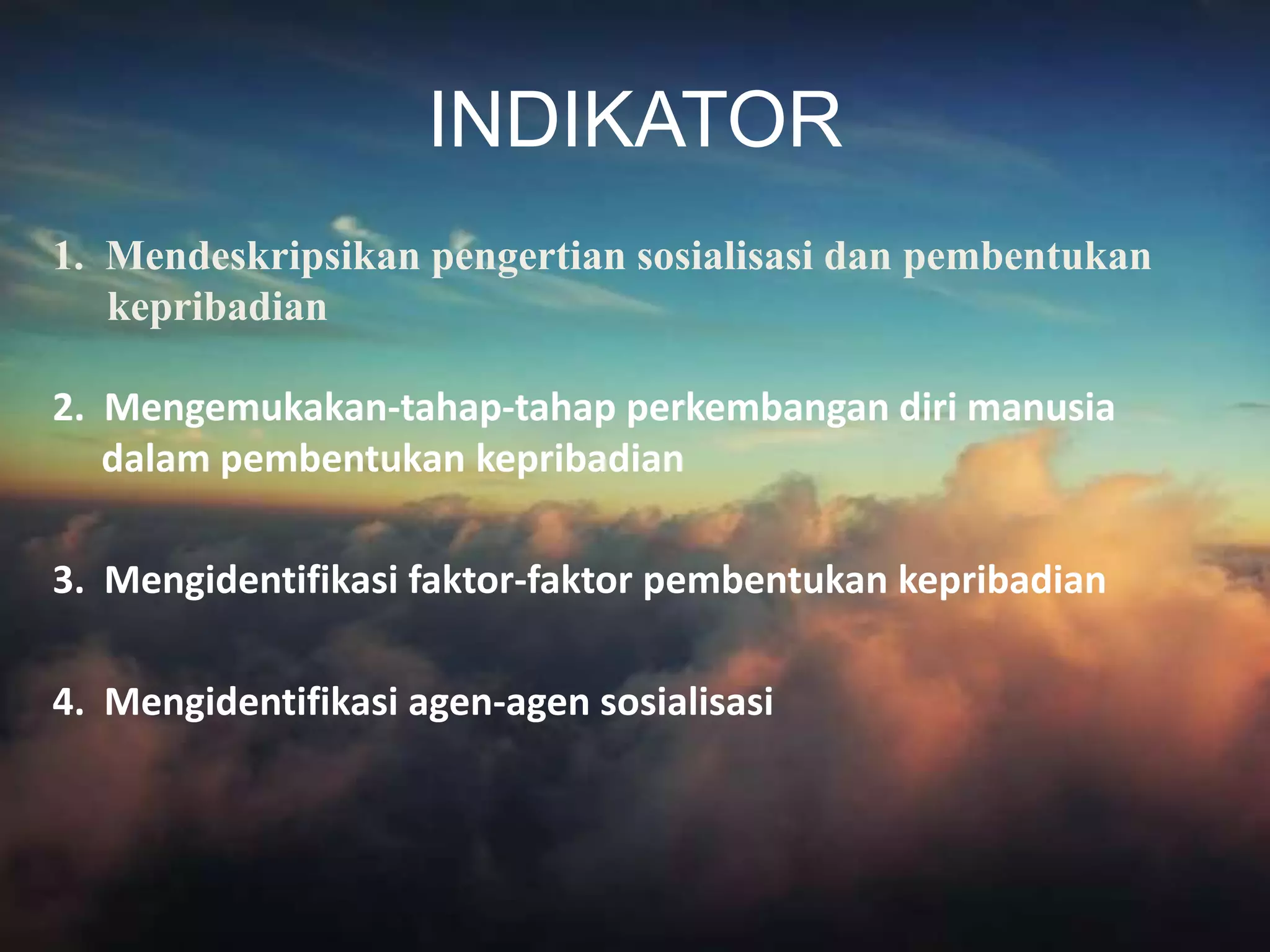 Ppsosialisasi & pembentukan kepribadian | PPTX
