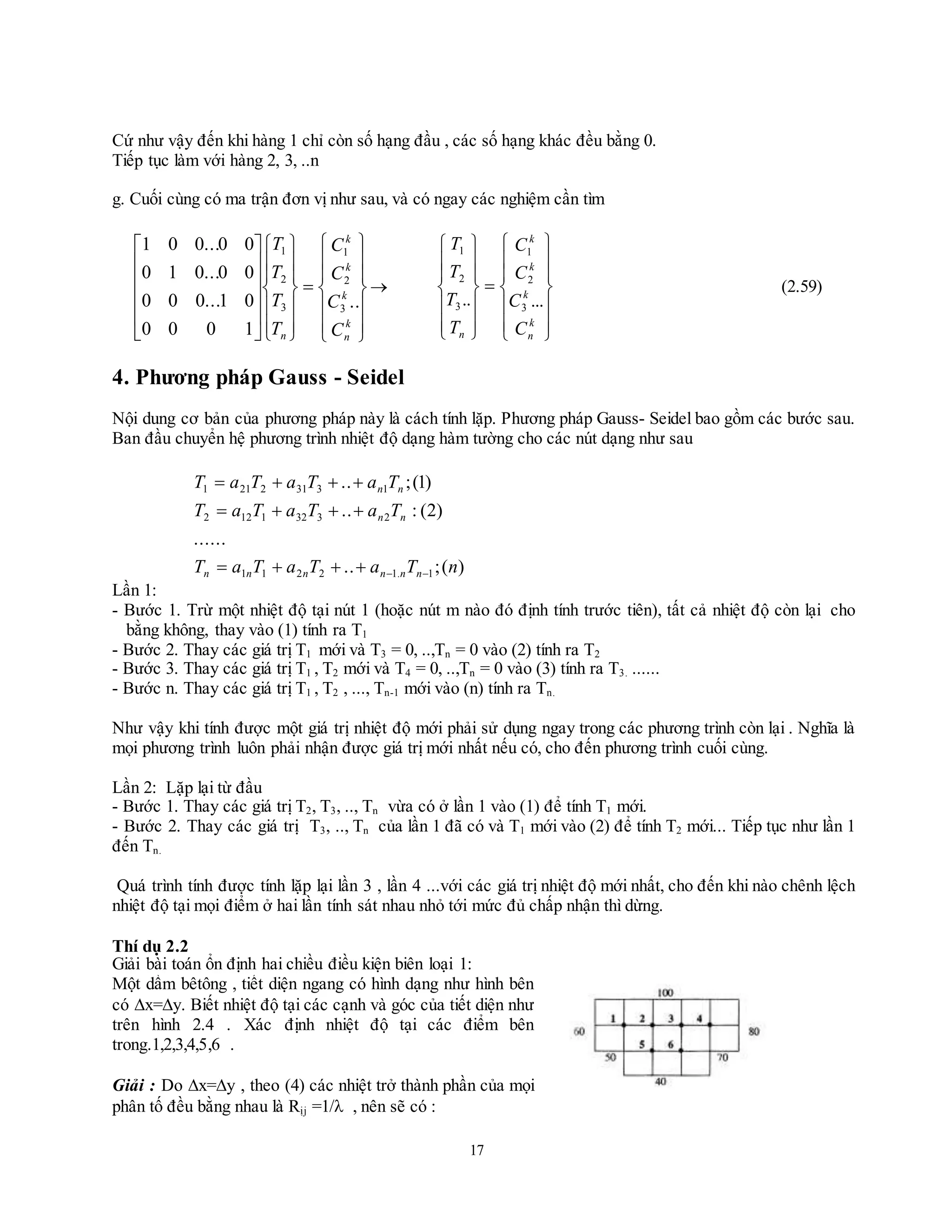 Phương pháp sai phân hữu hạn và phần tử hữu hạn trong truyền nhiệt | DOCX