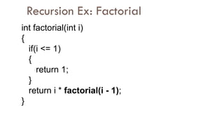 C Programming Storage classes, Recursion | PDF
