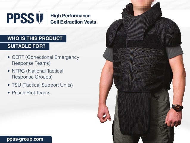 PPSS Cell Extraction Vests - NIJ Level III Stab Spiek