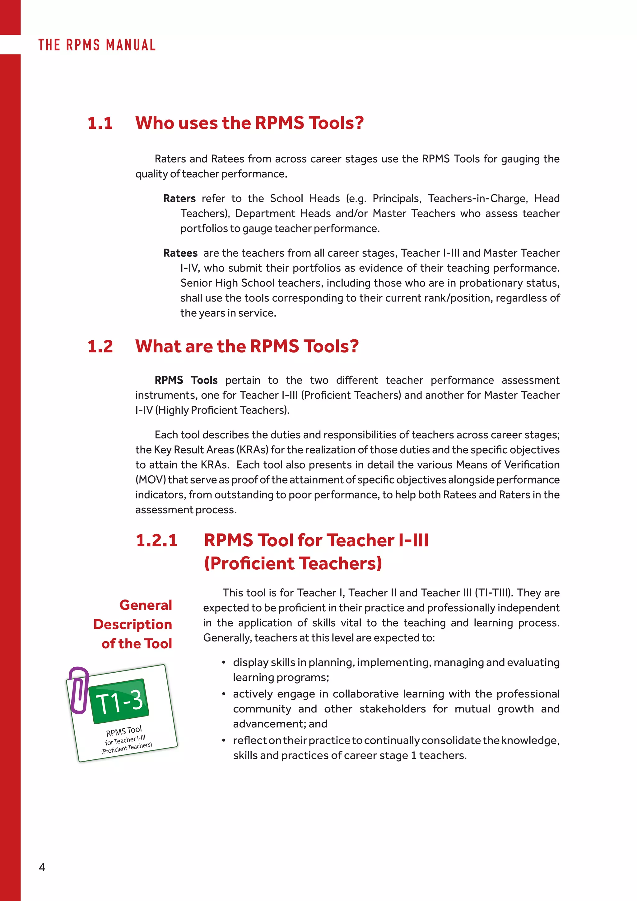 Ppst rpms manual | PDF
