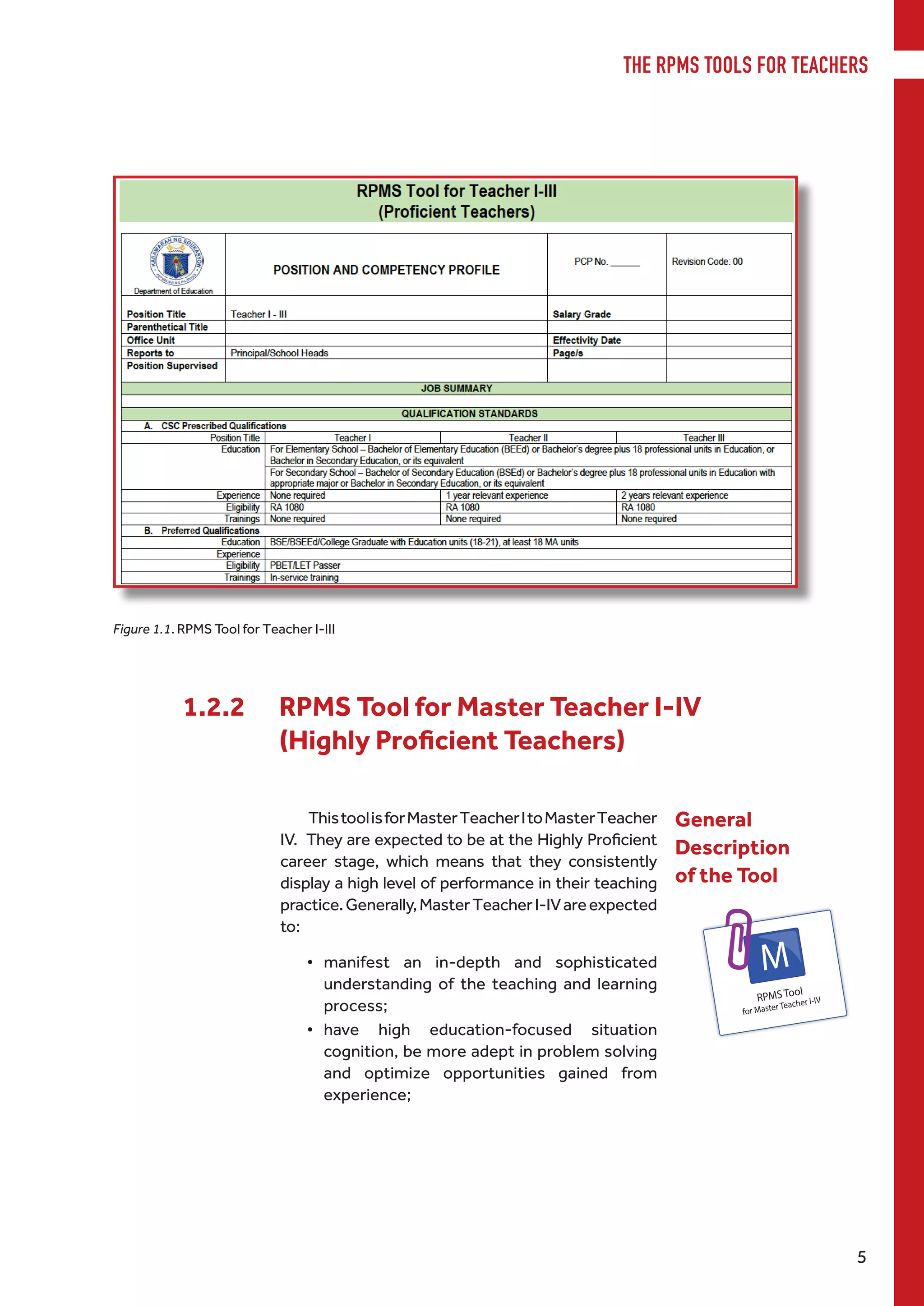 Ppst rpms manual | PDF