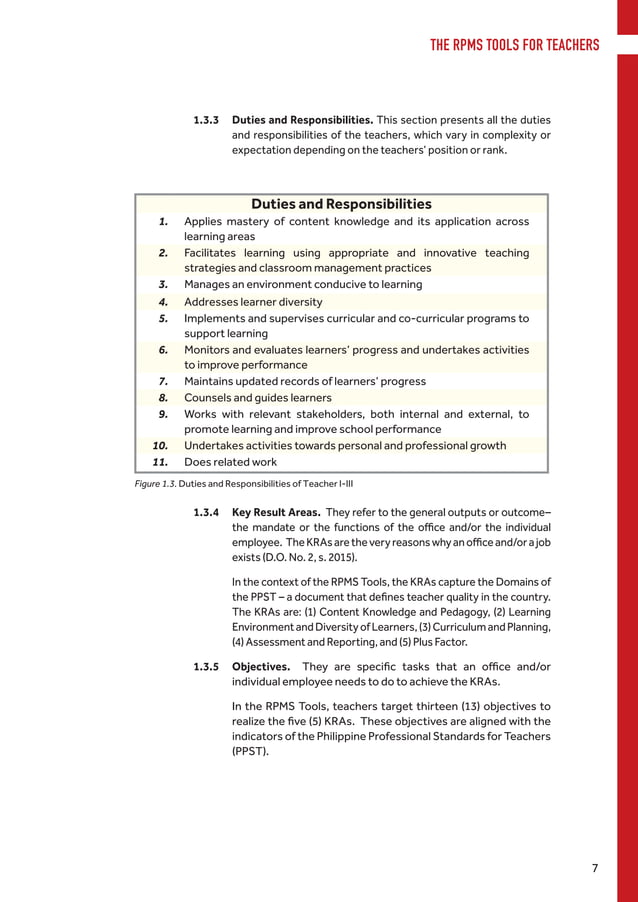 Ppst rpms manual | PDF