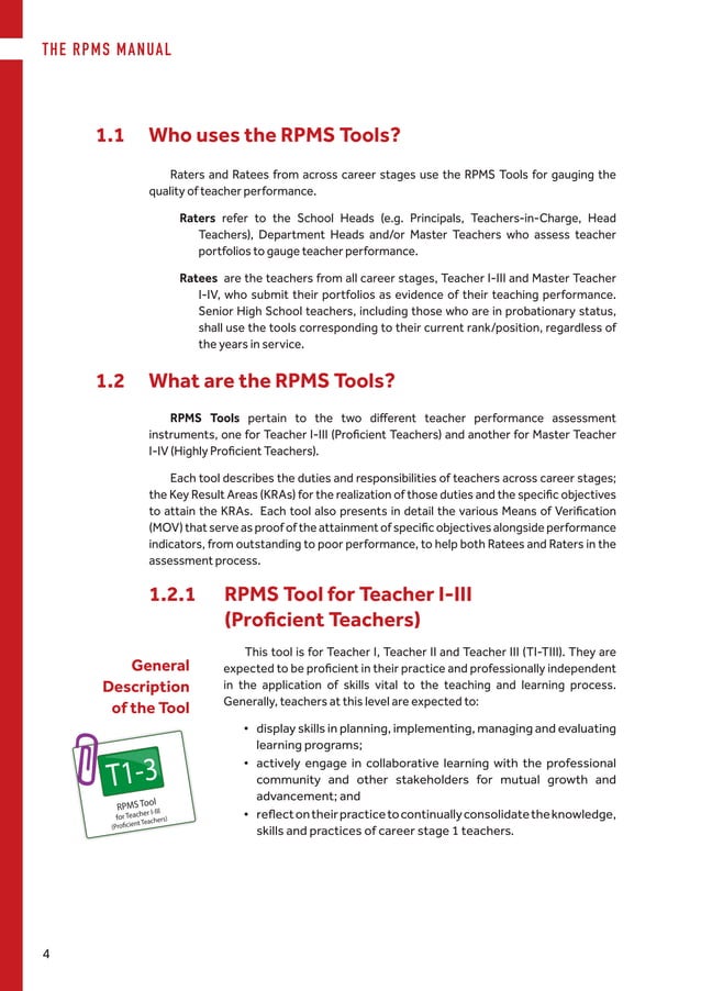 Ppst rpms manual | PDF