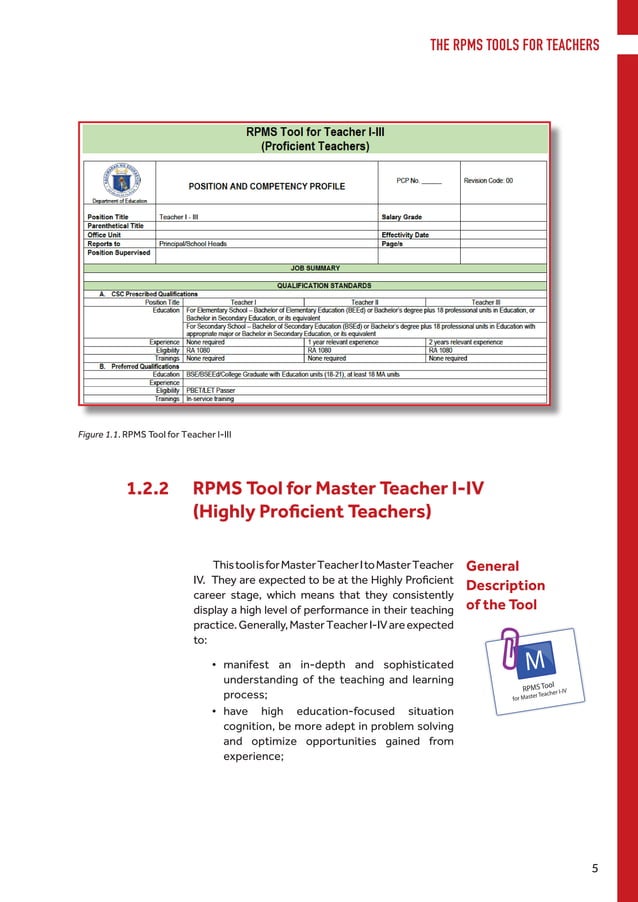 Ppst rpms manual | PDF