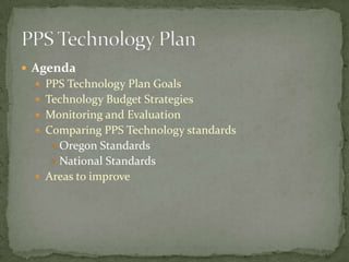 PPS technology plan | PPTX