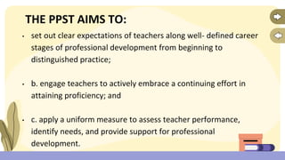 PPST LECTURE.pdf | Professional School | Postgraduate Education