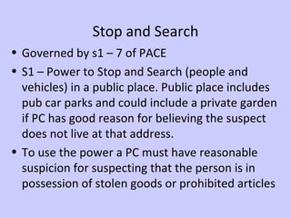 PP stop and search | PPT