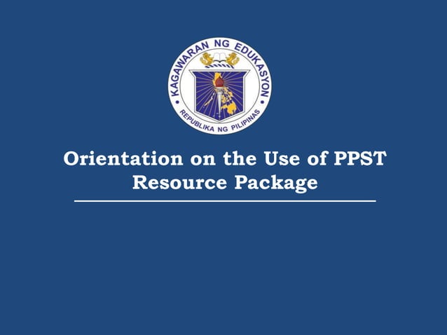 PPST Resource Package.pptx | Professional School | Postgraduate Education